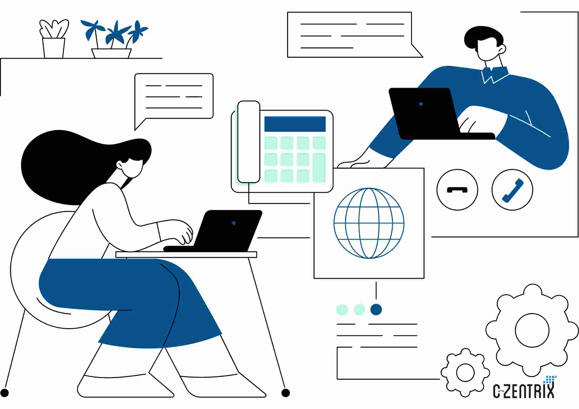 C-Zentrix Cloud Telephony Solution